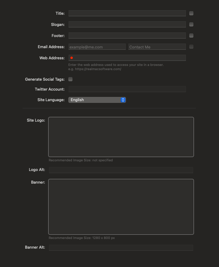 Documentation - Clean - Project file for RapidWeaver